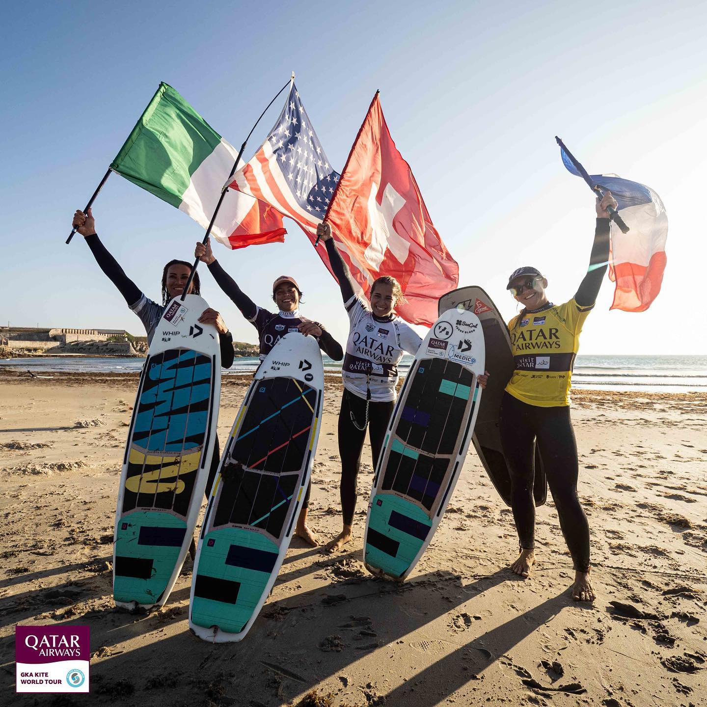 Camille Losserand Weltmeisterin im Kitesurf Bigair Strapless ...